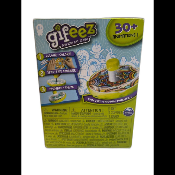 Toys | Spin Master Gifeez Spinning Gif Art Studio Activity Steam Kid ...